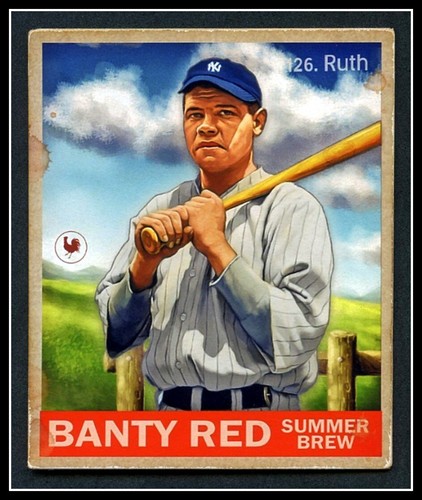 Banty Red Summer Brew #126 BABE RUTH, New York Yankees | eBay