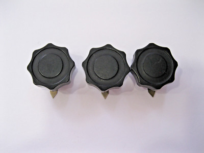 3 VINTAGE RADIO/HAM RADIO POINTER KNOBS 3/4" KNOBS. | eBay