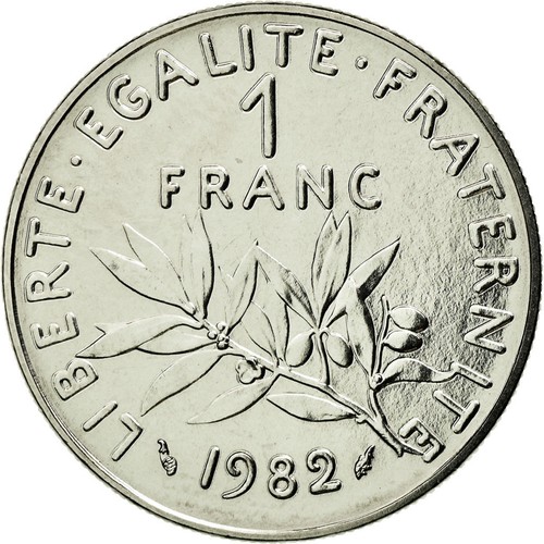 Monnaie, France, Semeuse, Franc, 1982, Paris, FDC, Nickel, Gadoury:474, KM:925.1 | eBay