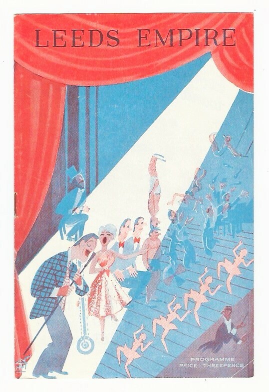 LEEDS EMPIRE 1955 THE FOUR ACES FLACK & LUCAS DASH'S CHIMPANZEES MAZURS ...