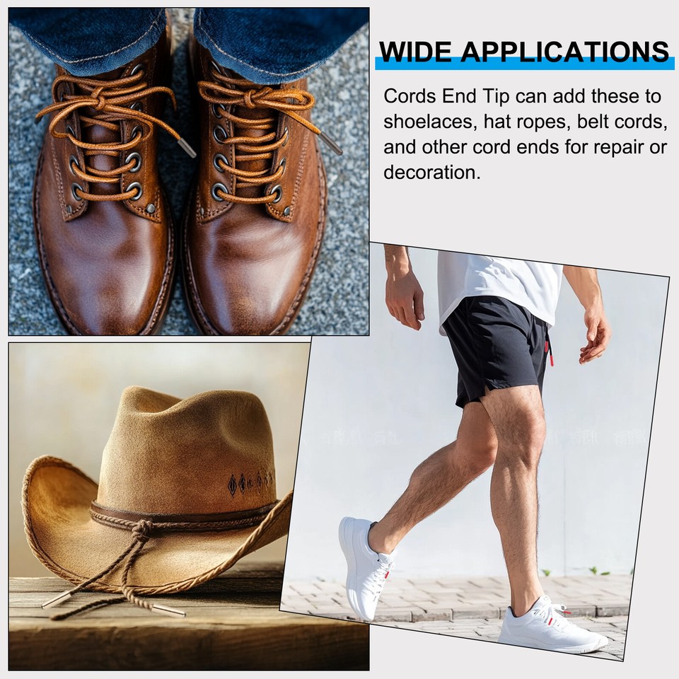 24Pcs Shoelace Tips with Screw, Alloy 25mm Aglets End Tip, Red | eBay