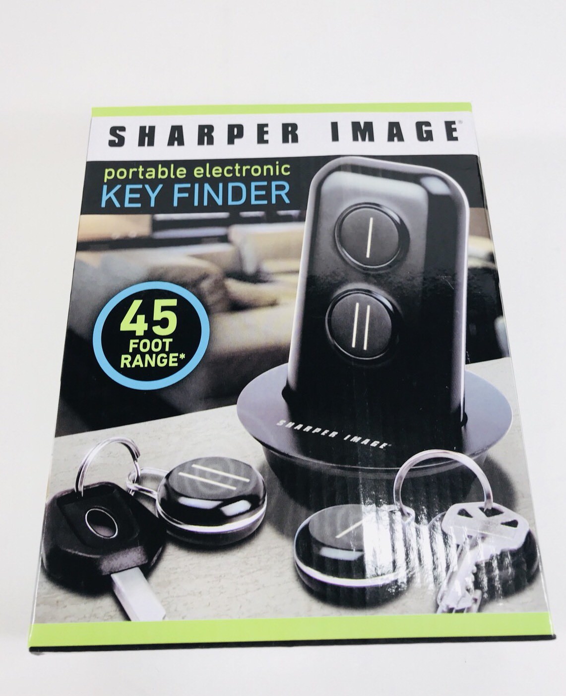 NEW SHARPER IMAGE PORTABLE ELECTRONIC KEY FINDER 45 FOOT RANGE | eBay