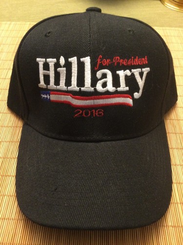 Hillary Clinton For President Embroidered 2016 Black Adjustable ...