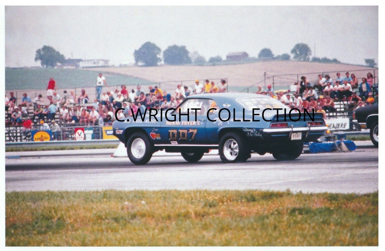 Vintage Drag Racing-"007"-Norm Fryer's 1969 427 Chevy Camaro-YORK US30 ...