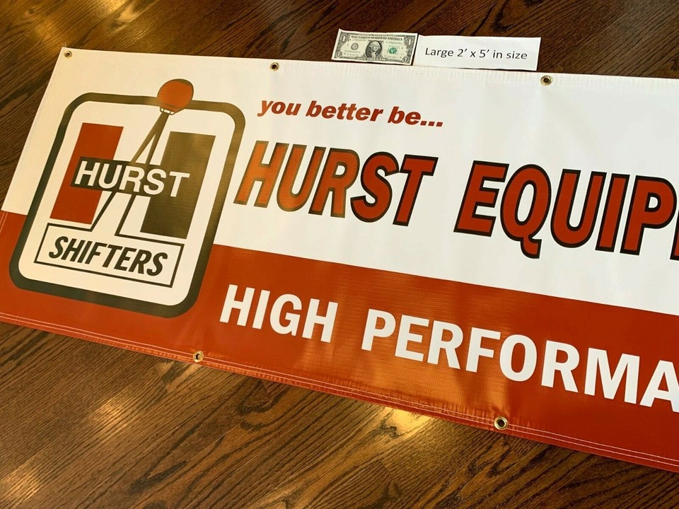 HURST SHIFTER Garage Banner Sign (Large 2'x5') | eBay
