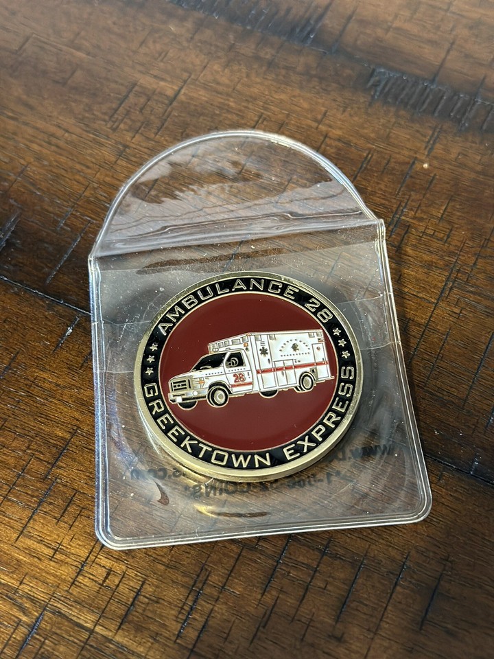 Chicago Fire Department Ambulance 28 Challenge Coin | eBay