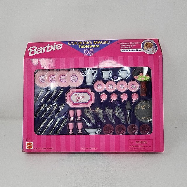 Barbie Cooking Magic Tableware Home Collection Mattel #67743 / Asst ...