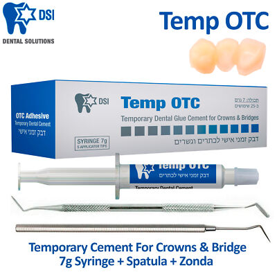 DSI Temporary Cement 7g Cr0wns Caps Emergency First Aid Home Use DIY ...