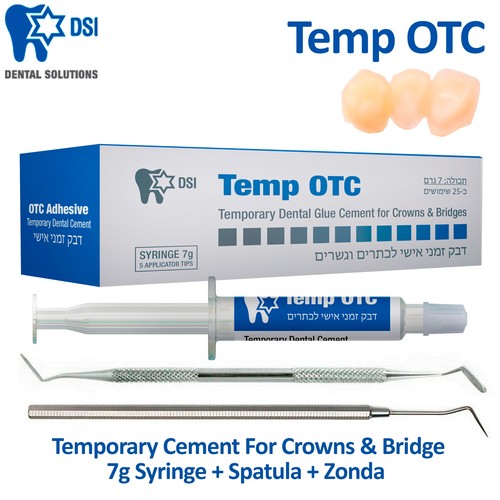 DSI Temporary Cement 7g Cr0wns Caps Emergency First Aid Home Use DIY ...