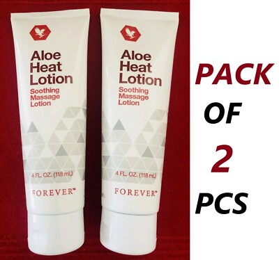 2 X Forever Living Aloe Heat Lotion 118ML Each Original Pack,UK Seller ...