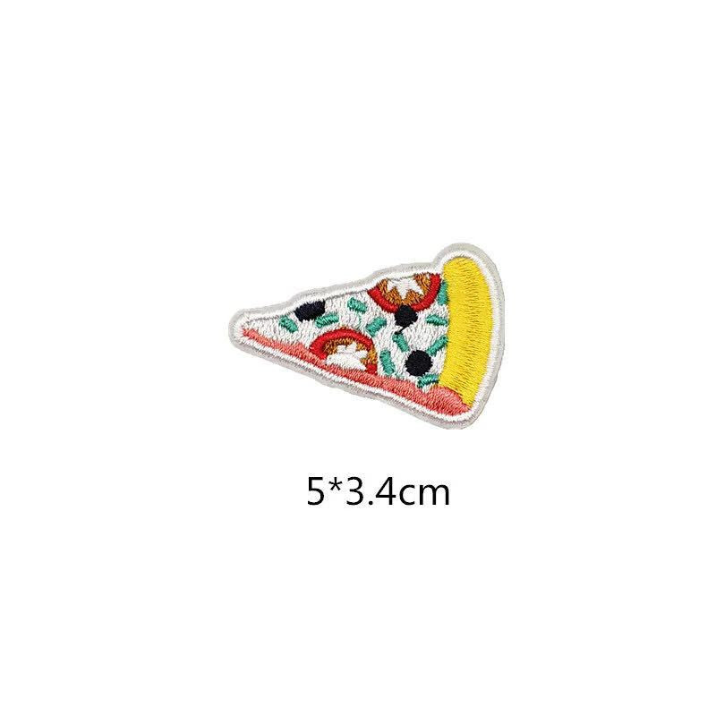 Fast Food Embroidery Patch Pizza Patch Hotdog Patch Burger Patch Iron ...