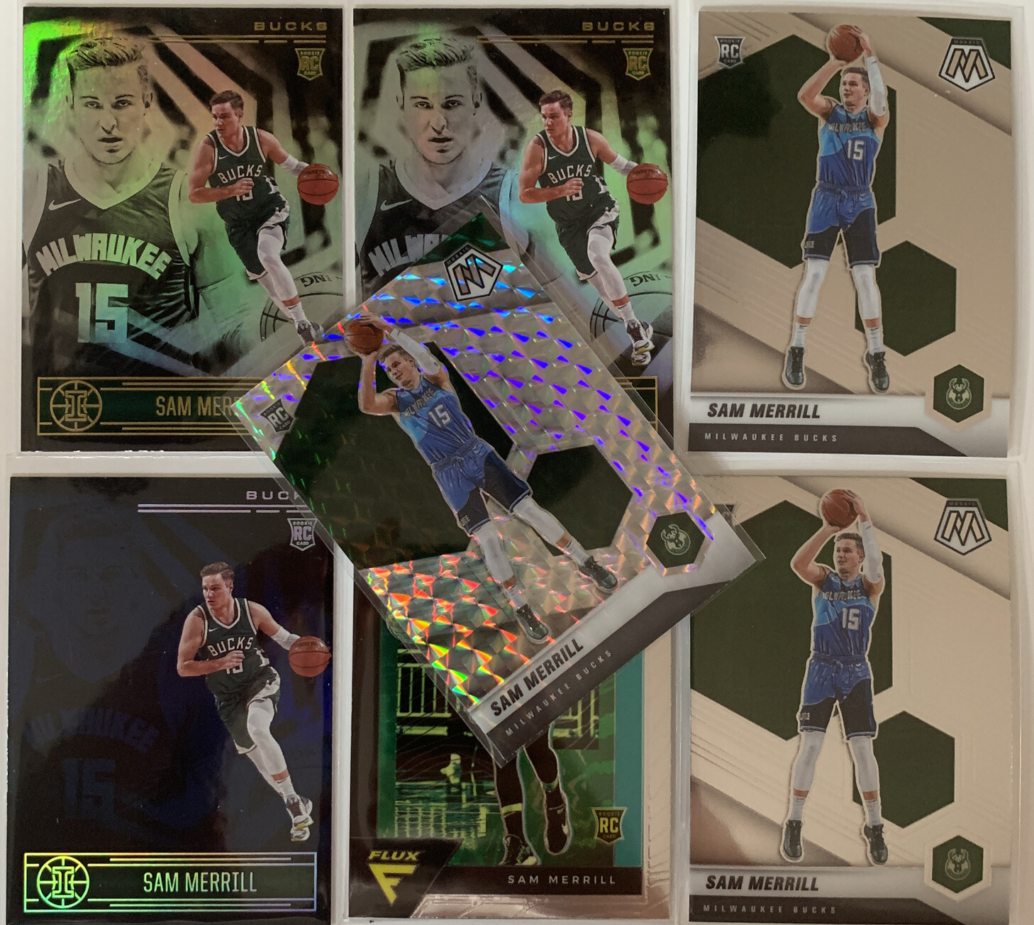 2020/21 SAM MERRILL ROOKIE LOT OF 7 MILWAUKEE BUCKS | eBay