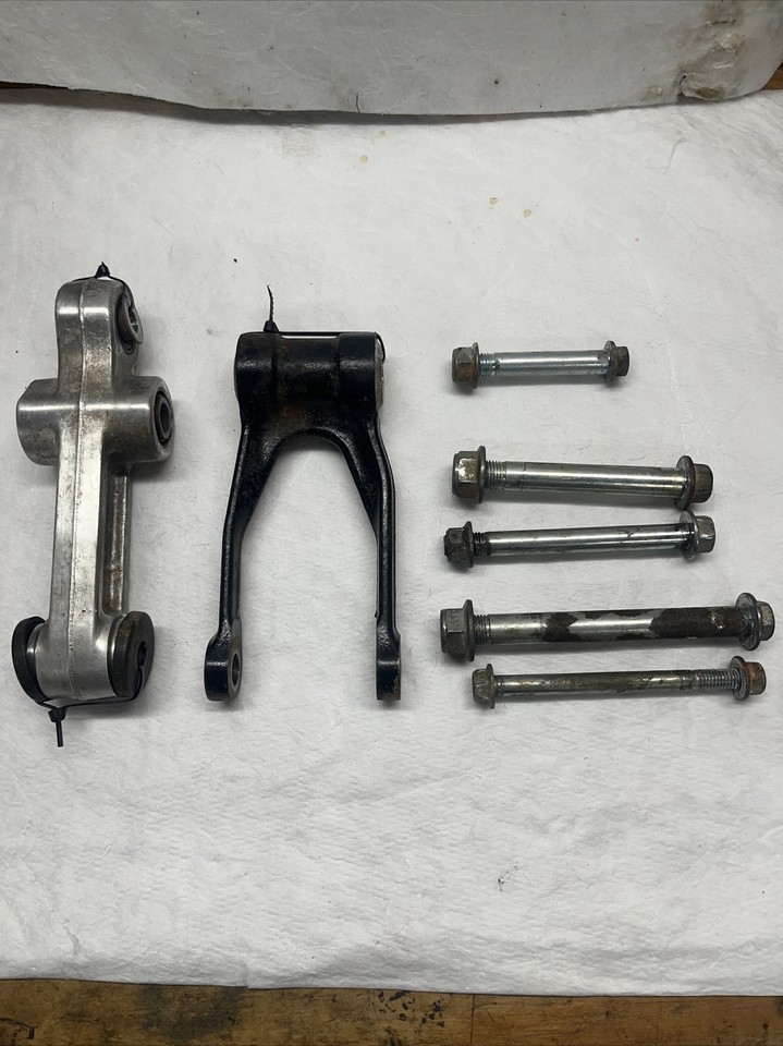 02 03 SUZUKI RM 85L RM 85 SHOCK LINKAGE OEM REAR SHOCK LINKAGE GOOD ...