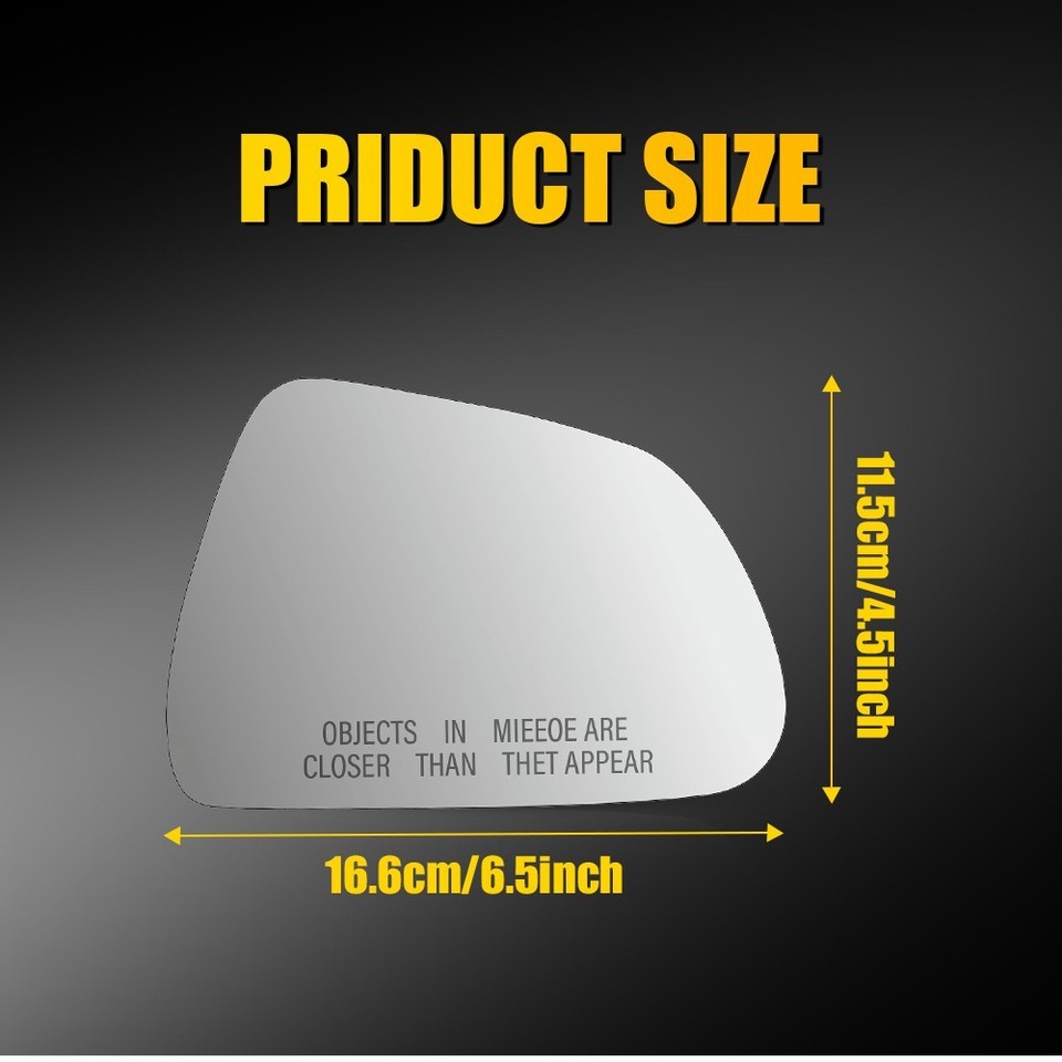 For 2017-2023 113065200A TESLA MODEL 3 Right POWER HEATED MIRROR GLASS ...