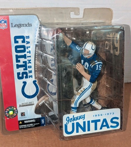 Mcfarlane NFL Legends Series 1 Johnny Unitas Action Figure Baltimore ...