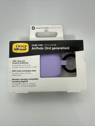 OtterBox Case Apple AirPods 3rd Gen Purple Soft Touch Protective Cover ...