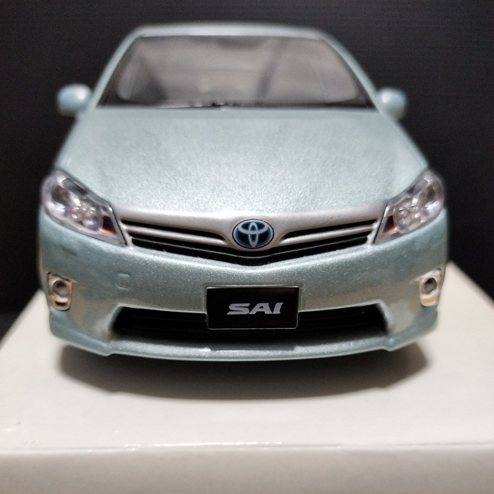 Color sample "1/24 SAI" Sai Mini Car Aqua Mica Metallic | eBay