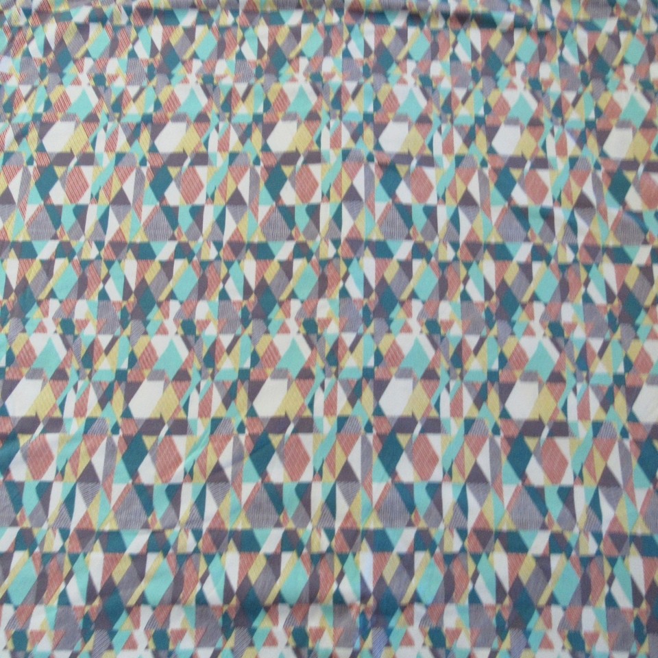 Geometric Shapes Fabric Cotton Spandex Pat Bravo for AGE Fabrics Size ...
