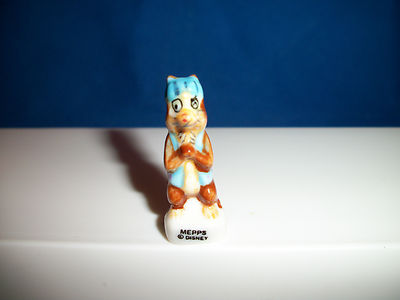 MEPPS ALLEY CAT RESCUE RANGERS Mini Figurine Porcelain FEVES CHIP ...
