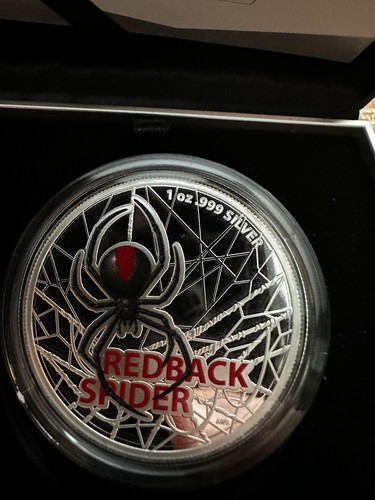 2021 Australian Redback Spider 1 oz Silver Colored Proof Coin | eBay