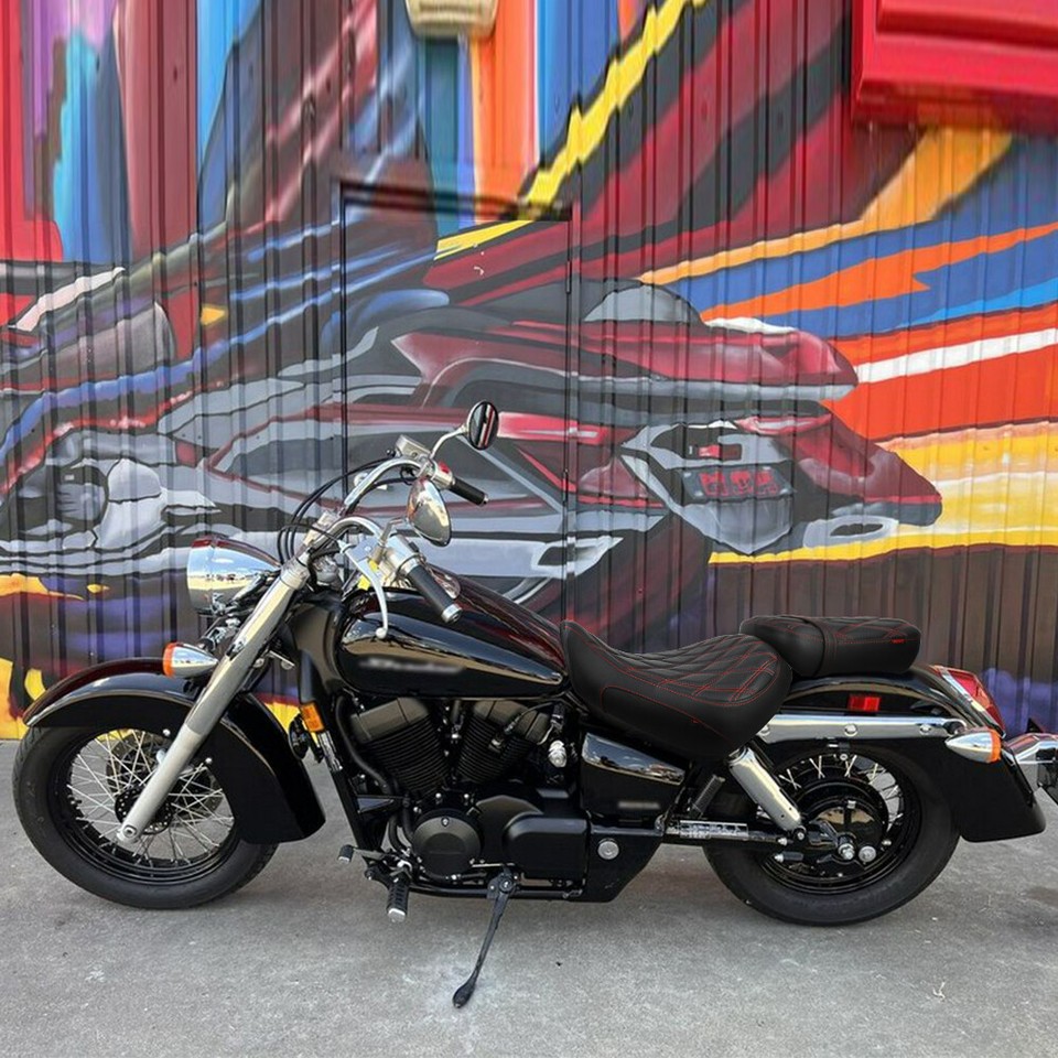 Red Diamond Style Seat For Honda Shadow Aero VT750C VT750CA VT750CS ...