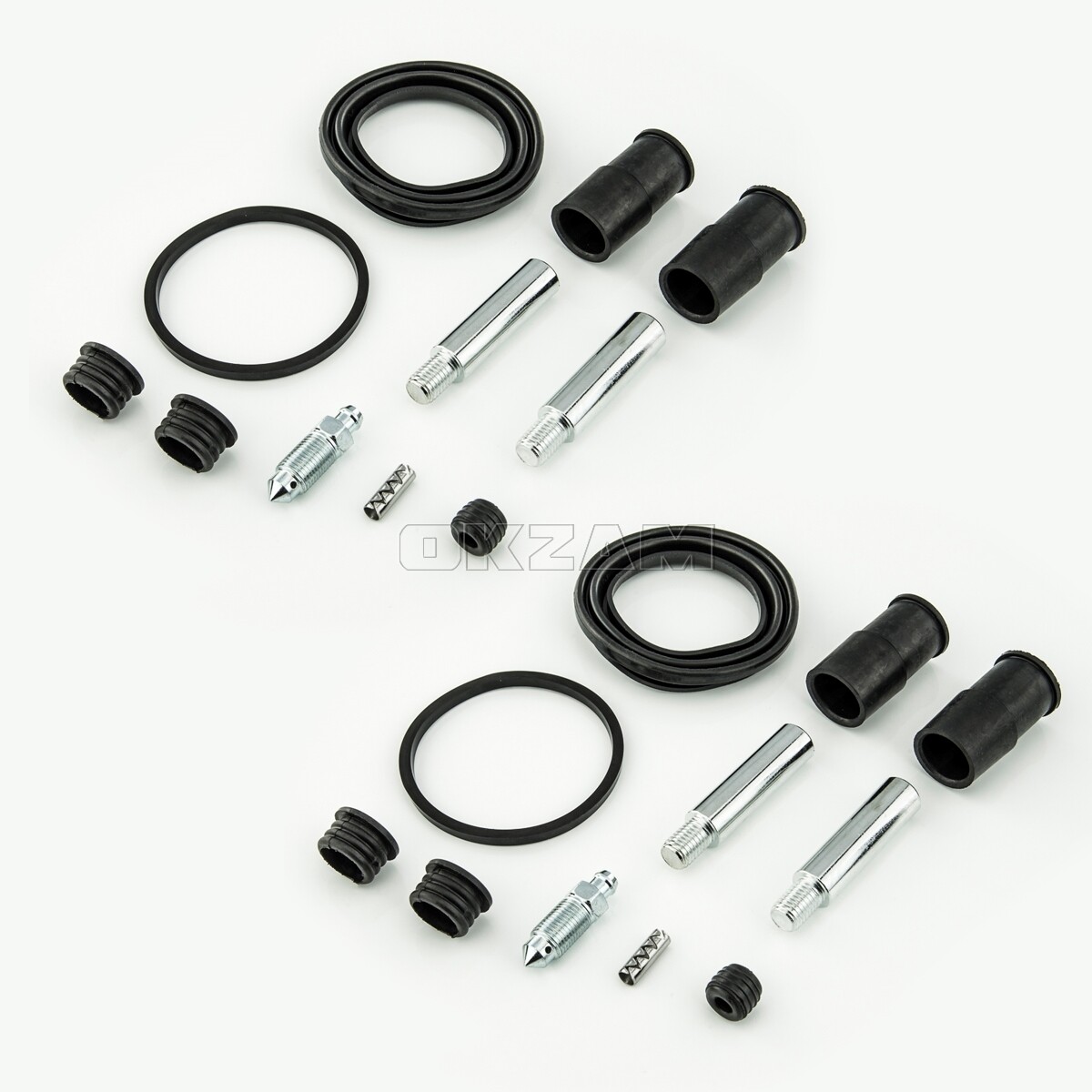 2x Bremssattel Führungsbolzen Dichtungen Reparatursatz Set VL VR für ...