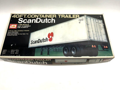 Vintage NEW OPEN BOX IMAI 1/28 Scale Model Kit Tractor Trailer ...