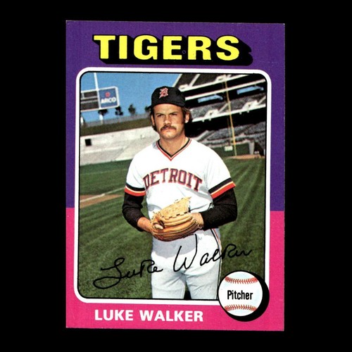 Luke Walker 1975 Topps Detroit Tigers #474 GM R305 | eBay