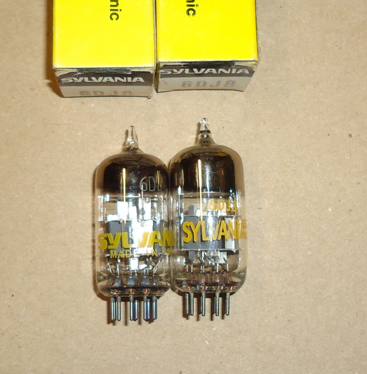 6DJ8 Sylvania Pair | eBay
