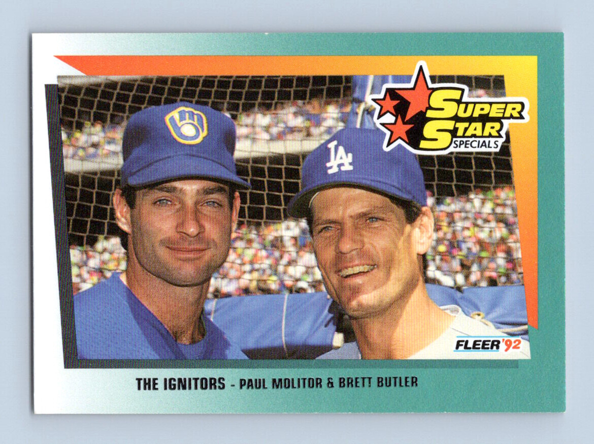 1992 Fleer #702 Paul Molitor / Brett Butler | eBay