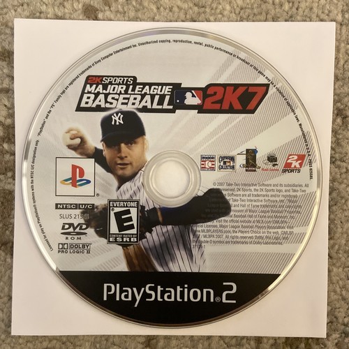 🔥 Major League Baseball 2K7 (PlayStation 2 PS2, 2007) Mint Disc Only ...