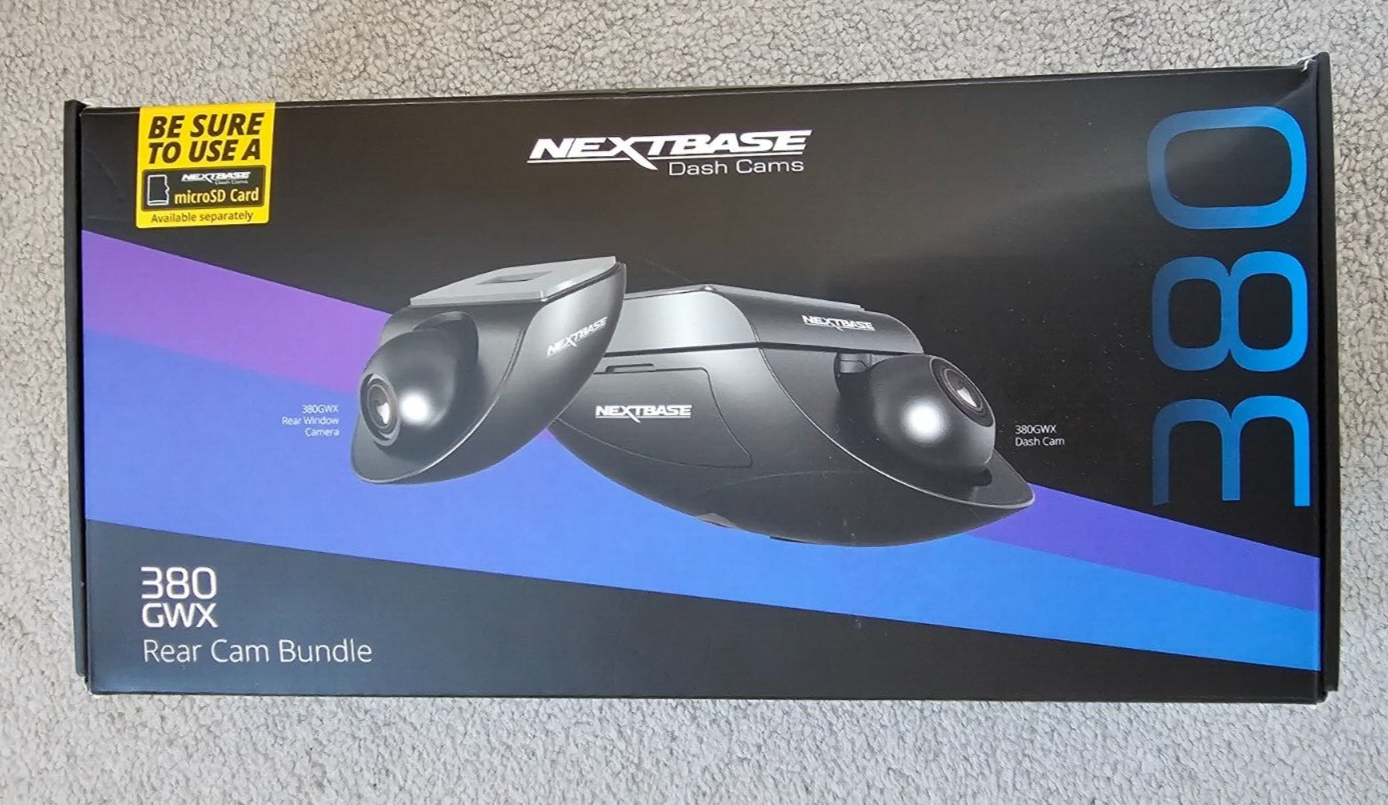 Nextbase 380GWX Front & Rear Dash Cam, hardwire kit | eBay