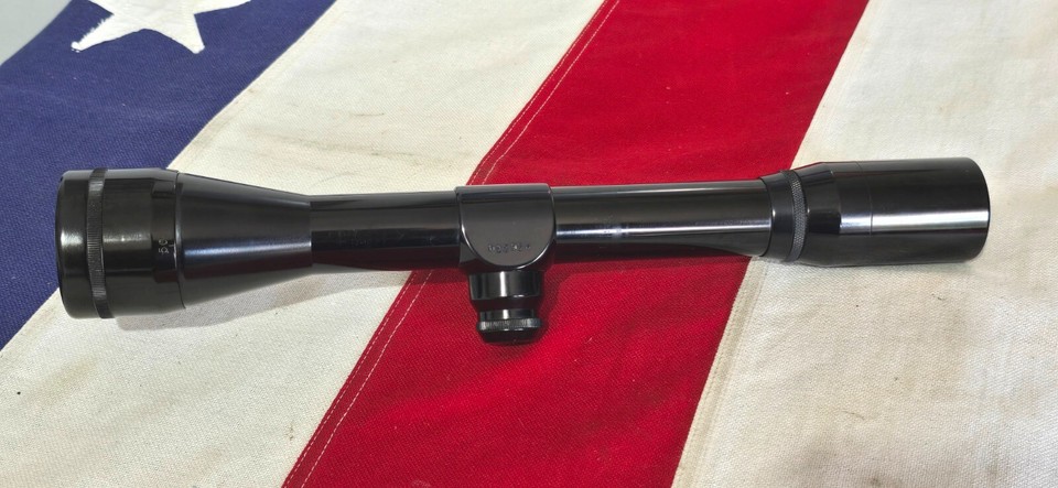 Vintage Burris 7x Pistol Scope Adjustable Paralax Gloss Black Vintage w ...
