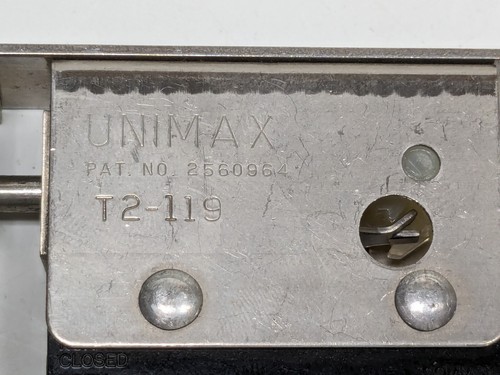 NEW UNIMAX T2-119 15A 125/250VAC SNAP ACTION SWITCH - PLUNGER ACTUATOR ...