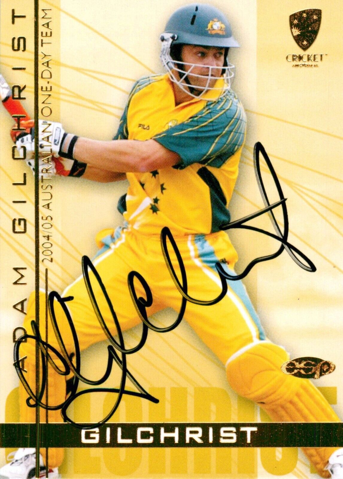 Adam Gilchrist Signature