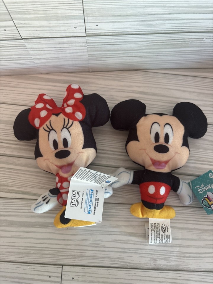Disney Plush Budz Mickey & Minnie Mouse Plush Toy Set Of 2 NEW | eBay