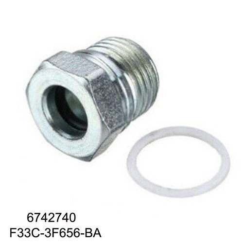 Brandneu Überwurfmutter F33C-3F656-BA F33C3F656BA Metall 1989 Bis 2008 ...
