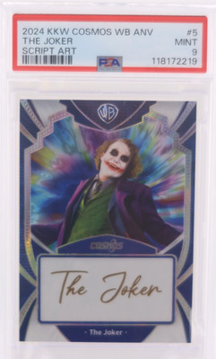 2024 KAKAWOW WARNER BROS COSMOS THE JOKER SCRIPT ART /50#5 PSA 9 BATMAN ...