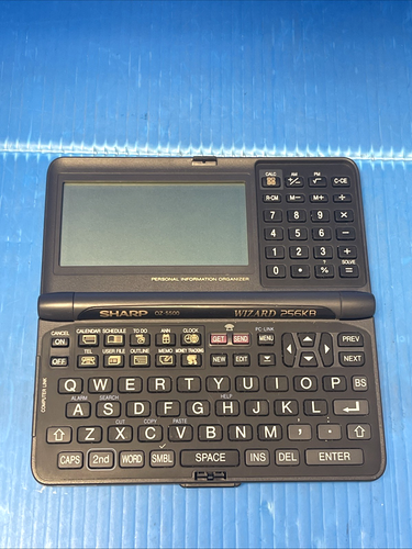 Sharp Wizard OZ-5500 Vintage Personal Electronic Organizer 256KB NIB | eBay