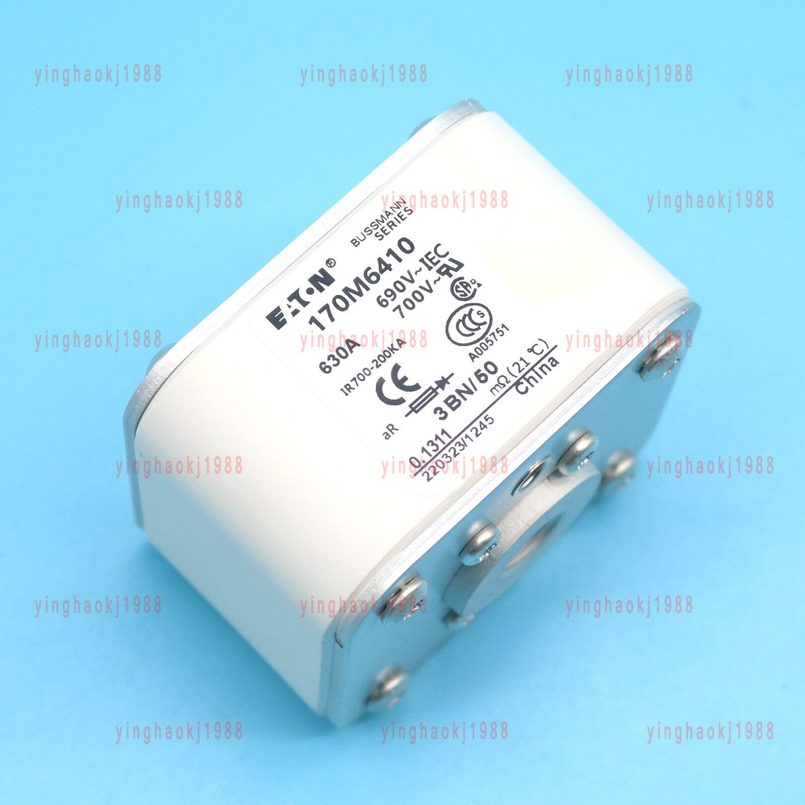 1pc new BUSSMANN Eaton 170M6410 Fuse 630A 6900V Fast Delivery ...