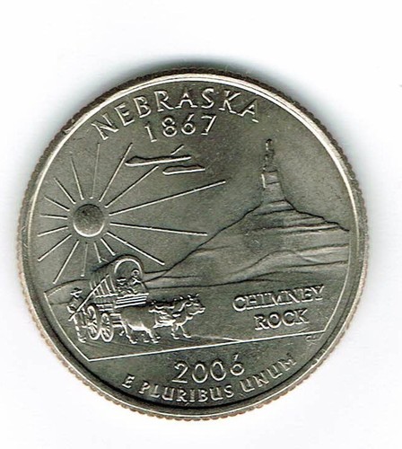 2006-D Brilliant Uncirculated Nebraska 37TH State Quarter Coin! | eBay