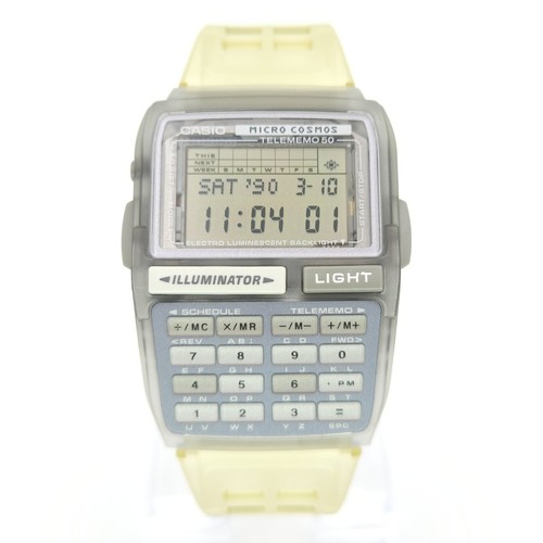 NOS CASIO DBC-63 MICRO COSMOS TRANSPARENT CALCULATOR VINTAGE DIGITAL ...