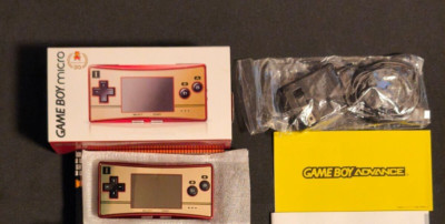 Nintendo Game Boy MIcro 20th Anniversary Famicom Color In Box Japan | eBay