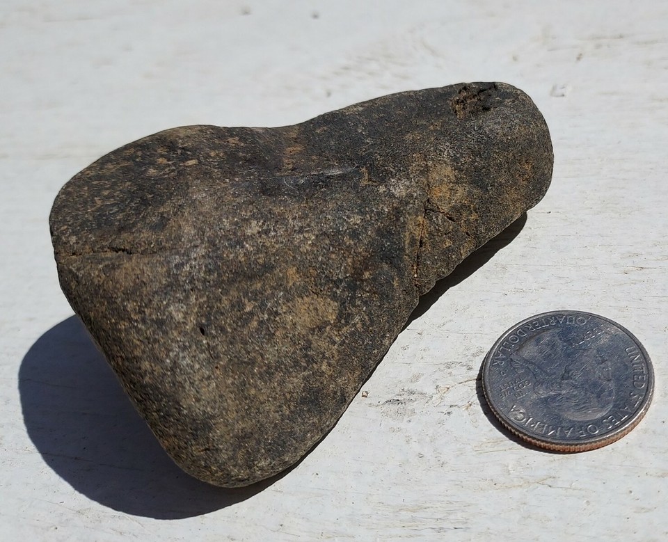 4 Native American Indian Paleo Stone Tools axe grinding stone weapons ...