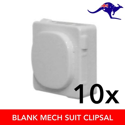 Wall Plate Blank Mech Insert Suits Clipsal White x 10 | eBay Australia