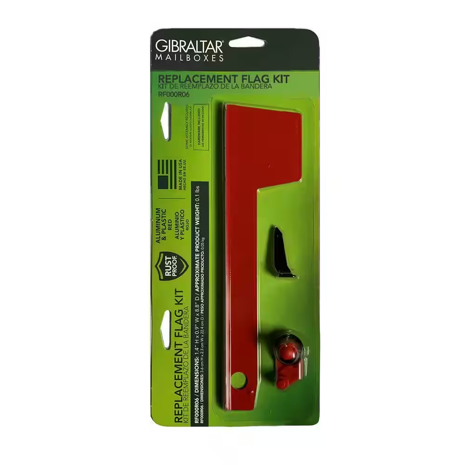 Replacement Aluminum Mailbox Flag Kit Red | eBay