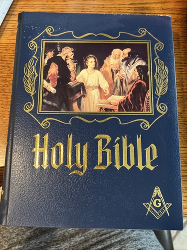 Holy Bible Freemason Masonic Master Reference Red Letter Edition ...