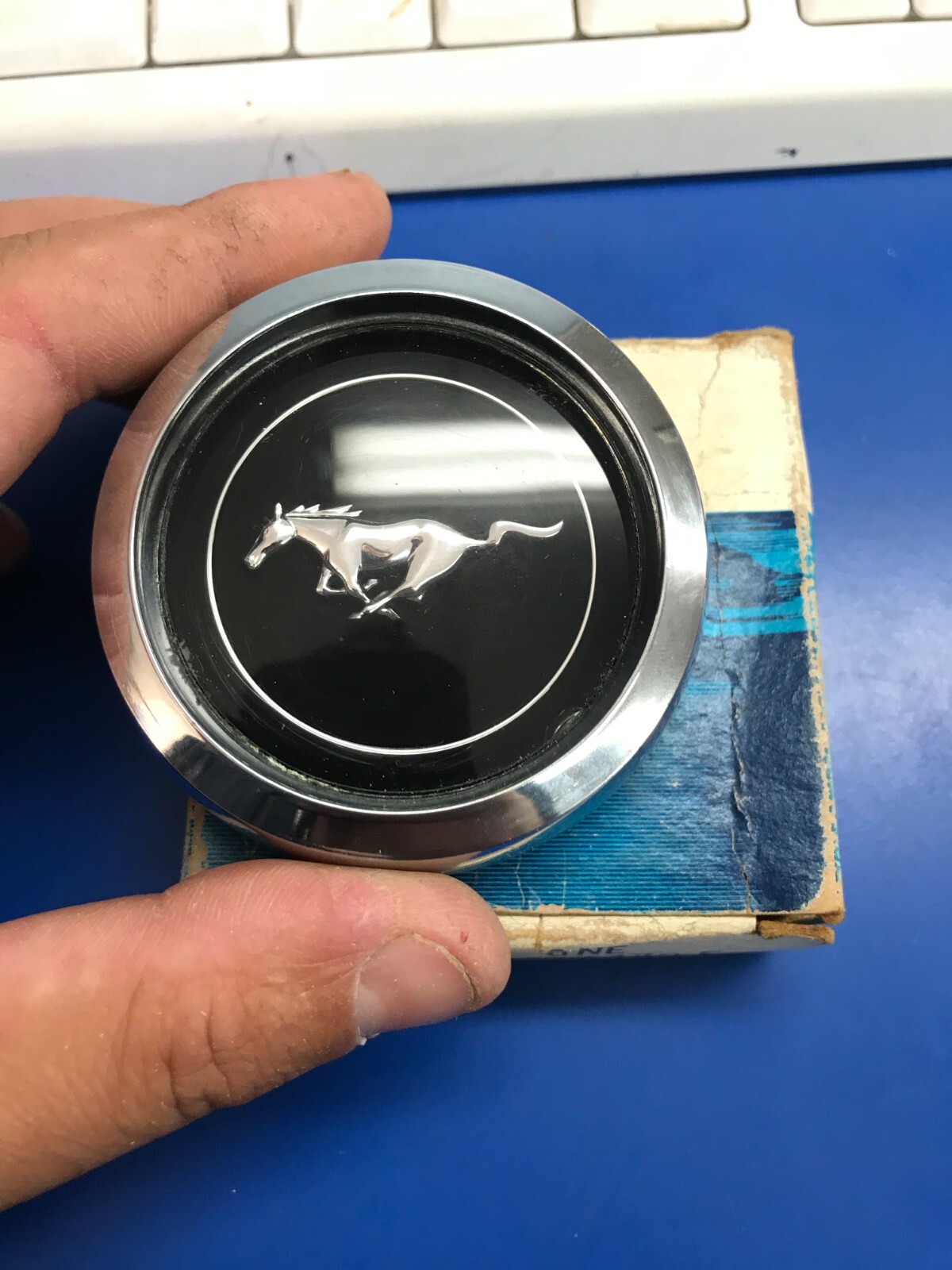 NOS Ford C9ZZ-1130-E 1969 1970 Boss 429 Mustang chrome Magnum 500 wheel ...