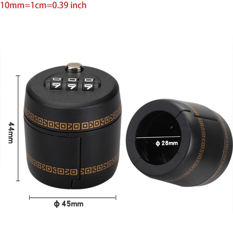 Plastic Bottle Password Lock Combination Lock Wine Stopper Vacuum Plug ...