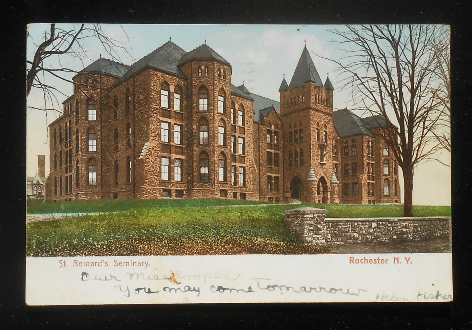 1906 St. Bernard's Seminary Rochester NY Monroe Co Postcard New York | eBay